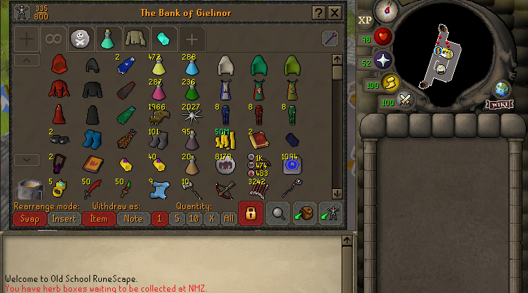 Max 75 Attack Pure with Infernal Cape *Non Legacy Login* Fully Pk READY ...