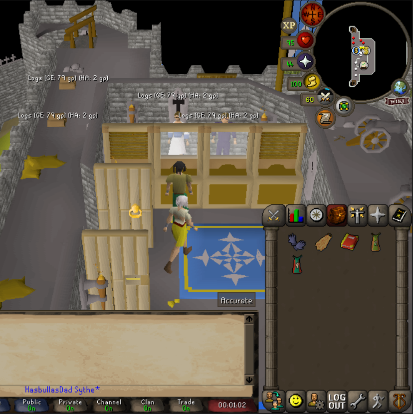 For Sale - Maxed 75 attack Pure! | Sell & Trade Game Items | OSRS Gold ...