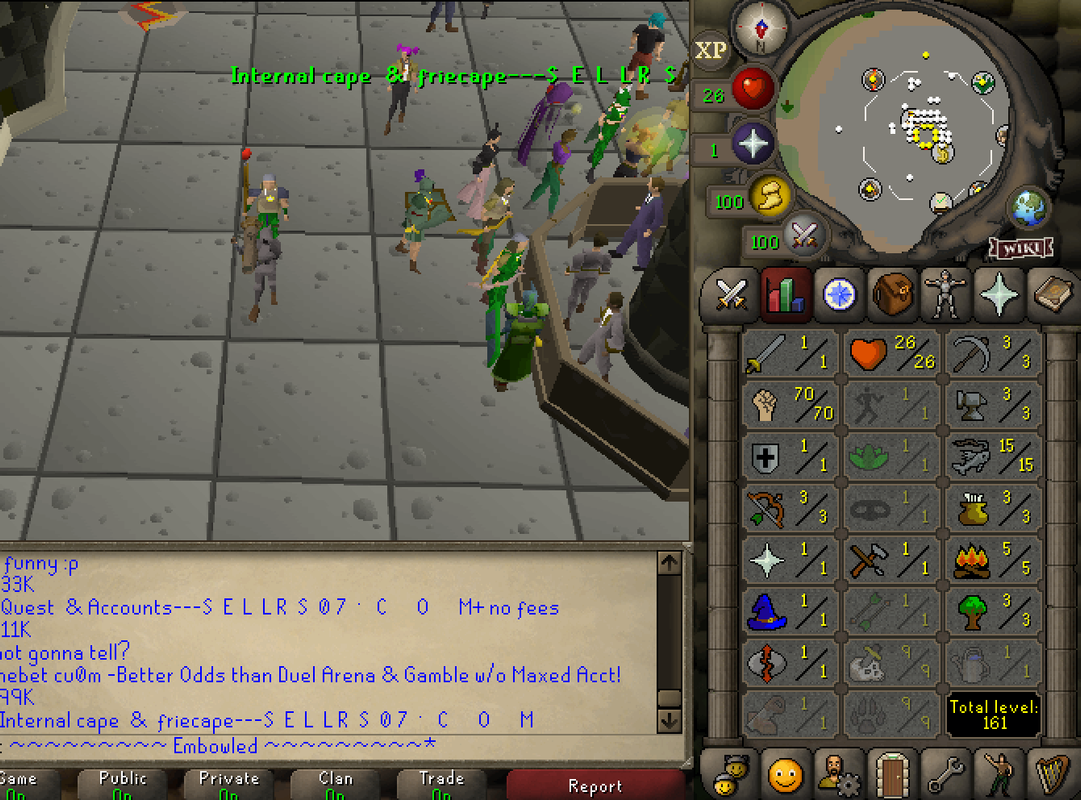 obby mauler 70 strength 26hp @ 29 combat | Sell & Trade Game Items ...