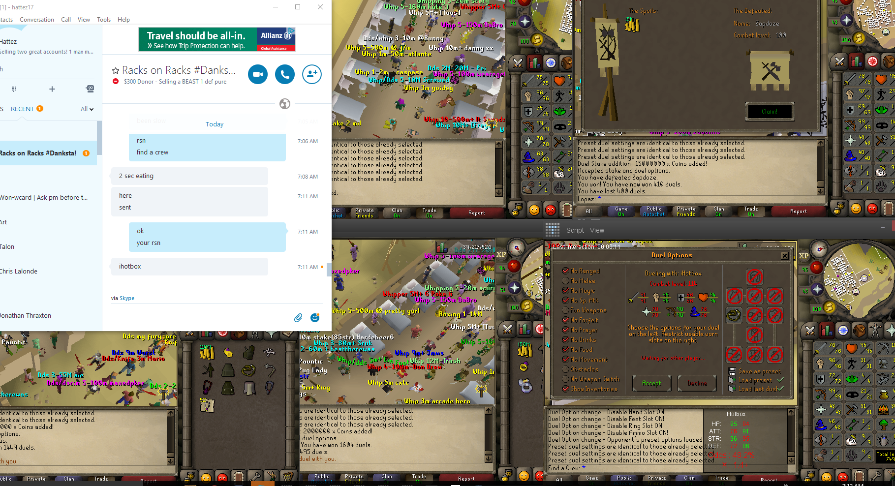 Odds of RWT Ban | Page 2 | Sell & Trade Game Items | OSRS Gold | ELO