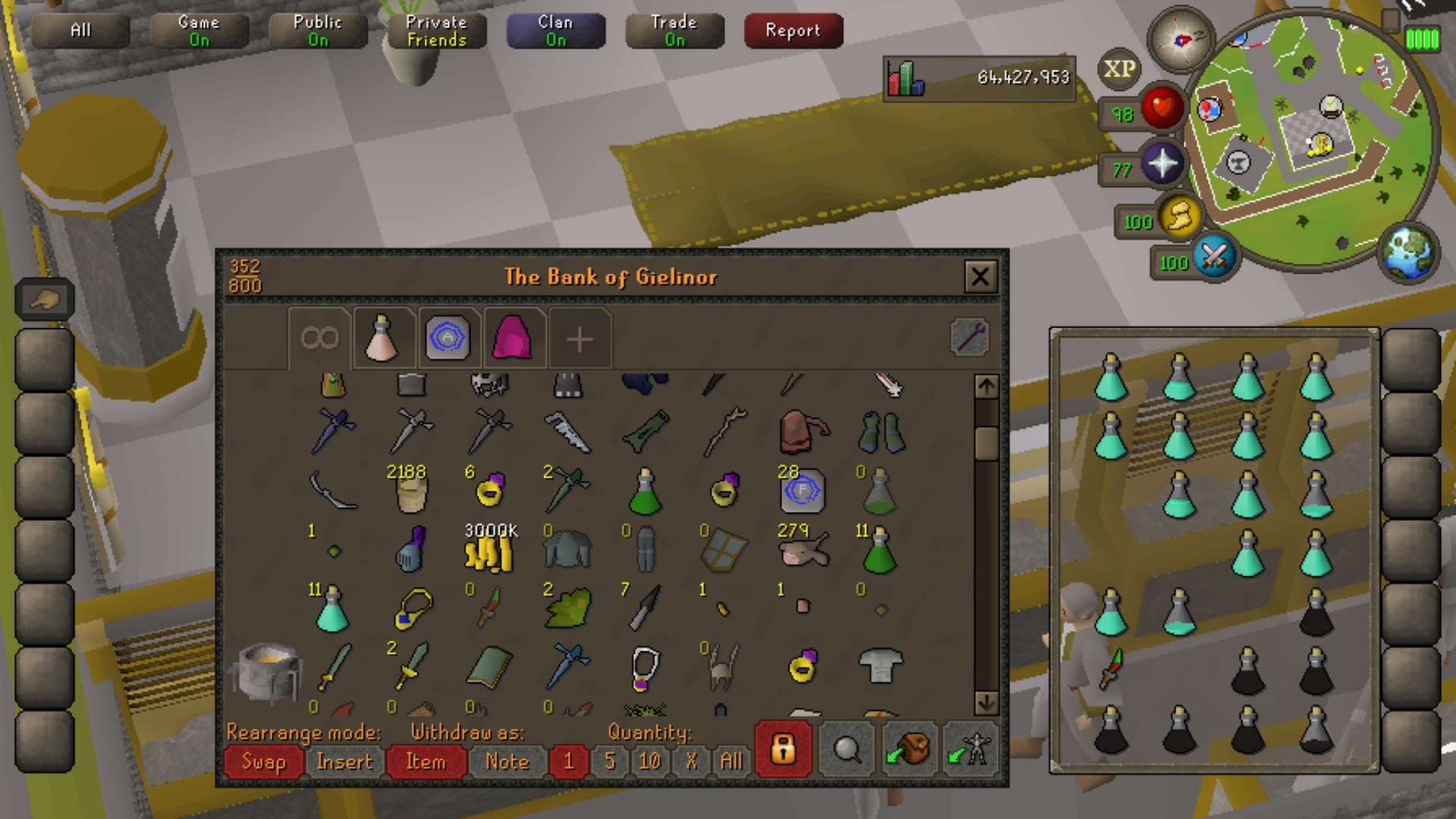 Conpletely Maxed 60 Attack Piety Pure AUGURY + RIGOUR | Sell & Trade ...