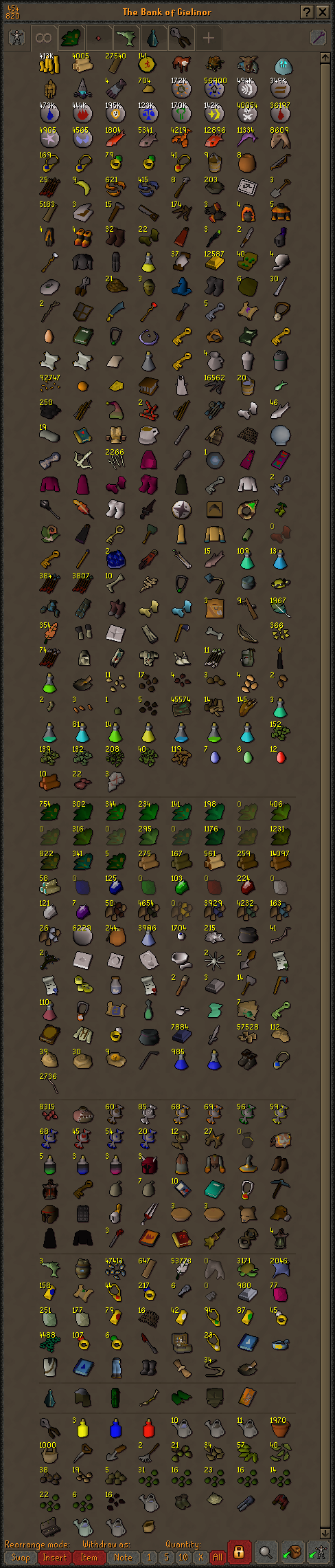 Selling a 119 UGIM and a 1 Defence Ironman Pure [lots of pets] | Sell ...