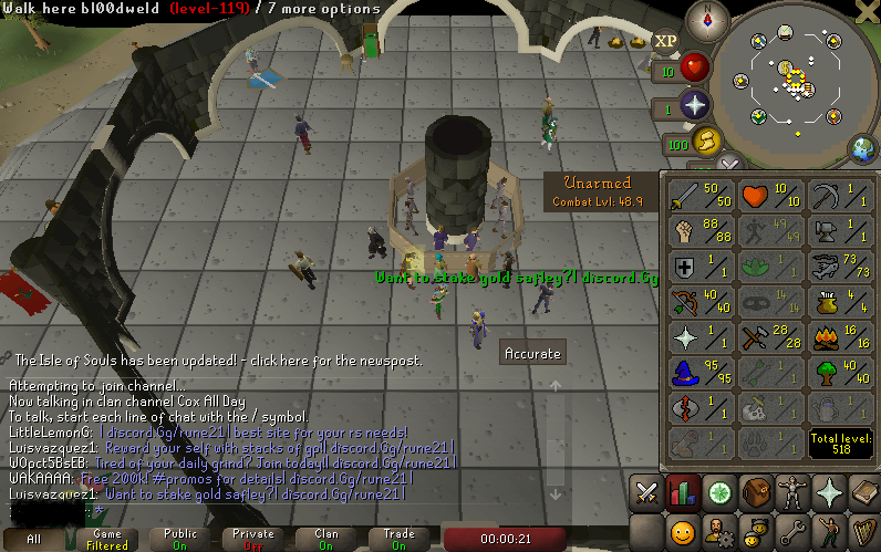 ~ Selling ultimate 10 hp pure [ fire surge to gmaul rush assassin ...