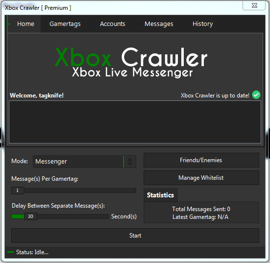 Xbox Crawler 1.1.0 [$10] [ Xbox Live Messaging Bot | Mass Messenger ...