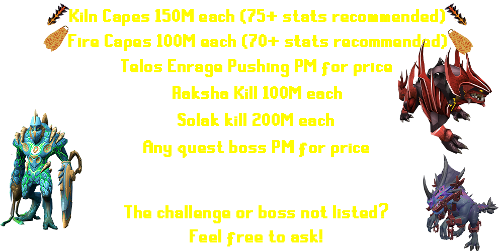 [250+Vouches] Franko's RS3 PvM Services | ALL Bosses | ZUK | Kiln/Fire ...