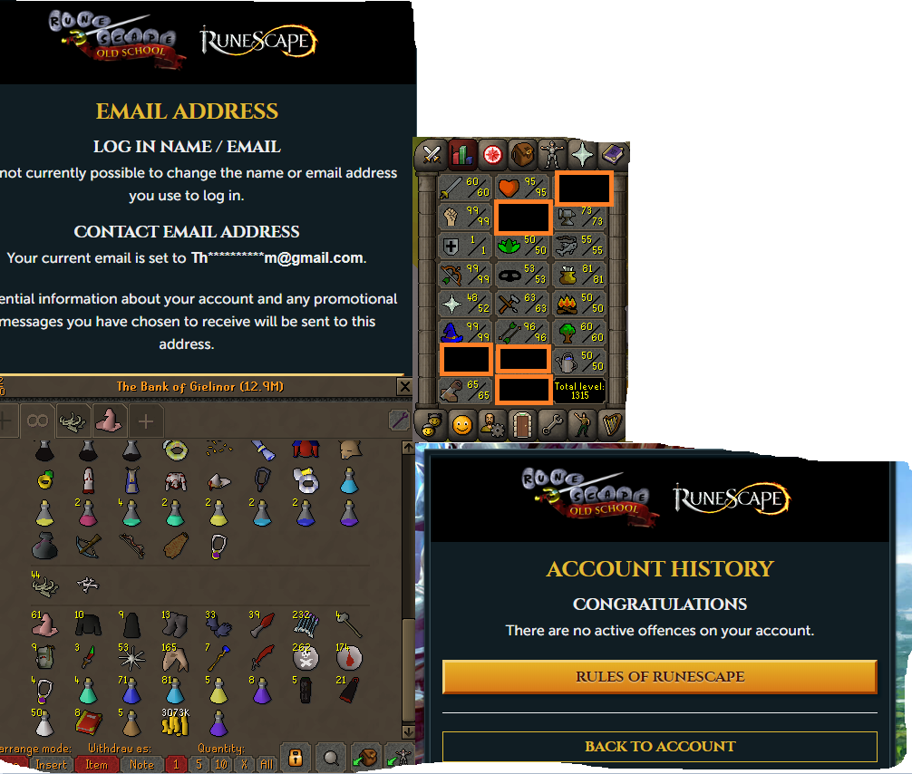 [MAXED] 60 ATT PURE | FIRE CAPE | MITH GLOVES | ANCIENTS | 122 QP ...